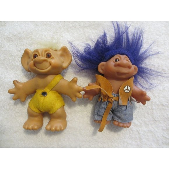 THOMAS DAM | Toys | Lot Of 2 Thomas Dam Trolls With Rare C Marking 986 ...